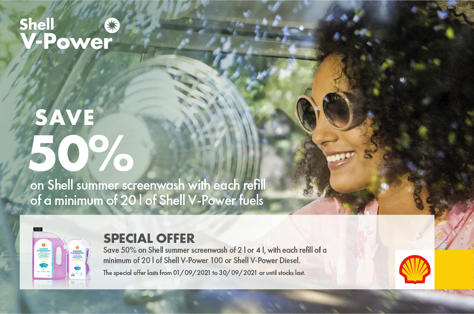 Discount on Shell screenwash | Coral Energy Croatia